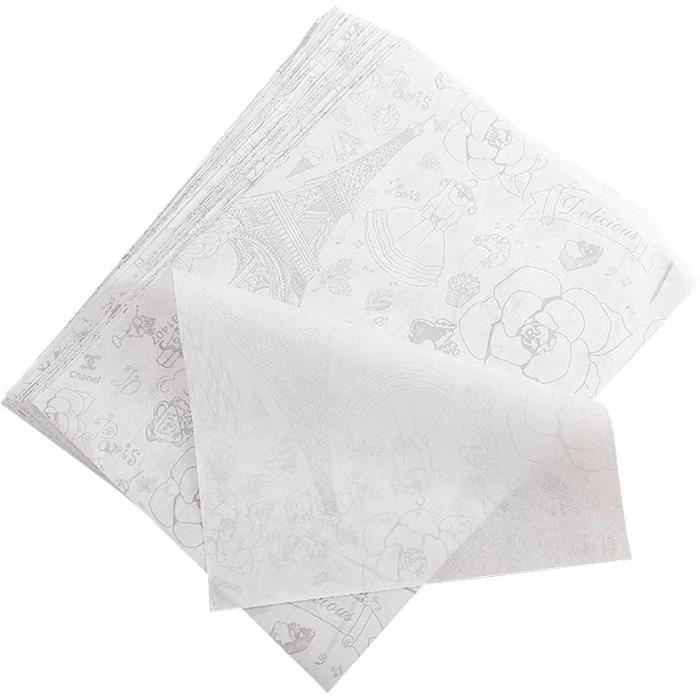 100 Feuilles Fromage Wrap Papier, Papier Emballage Alimentaire, Étanche ...