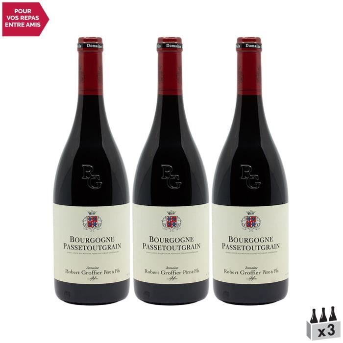 Bourgogne Passe-tout-grains Rouge 2017 - Lot de 3x75cl - Domaine Robert ...