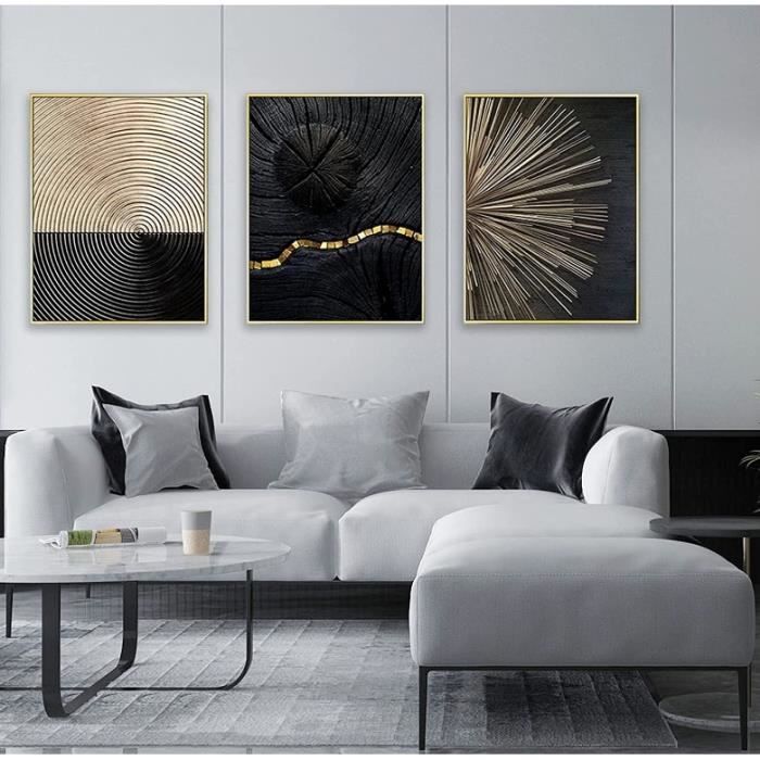 Lot de 3 impressions murales de supérieure Poster moderne pour salon ...