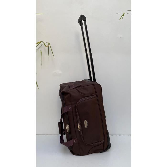 Valise Cabine - DIPLOMAT - Marron - 2 roulettes - 42L