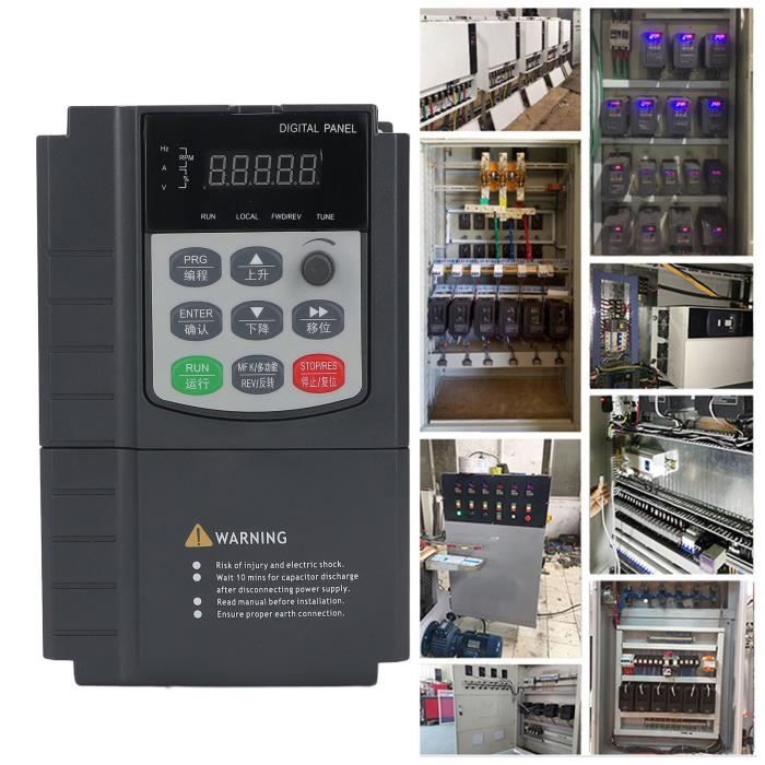 EJ.life Variateur de fréquence VFD Inverter – Contrôleur 3 phases 380v pour moteur - Cdiscount ...