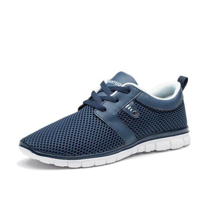 Basket hommes 47 bleu Bleu - Cdiscount Chaussures