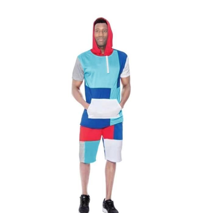 ENSEMBLE DE VETEMENTS Homme - Nouveau costume de sport à capuche d'été ...