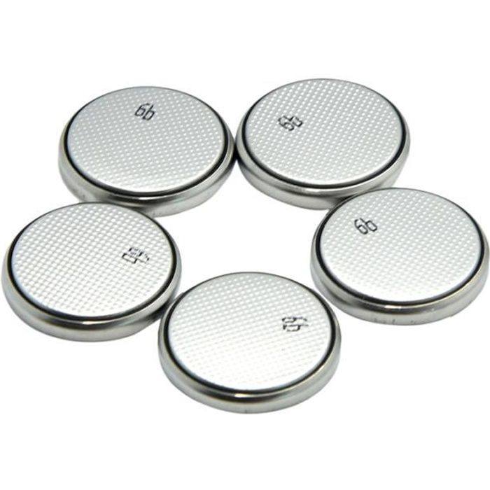 5pcs CR2032 3.0V pile bouton pile au lithium pour télécommande ...