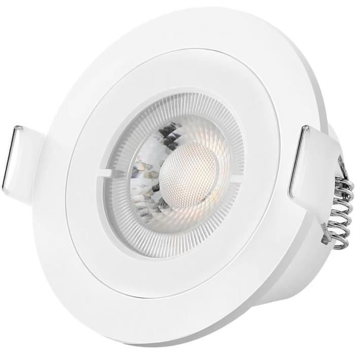Spot Led Encastrable Ip65 Étanche 4.5W Spots De Plafond Ø82Mm Spots ...