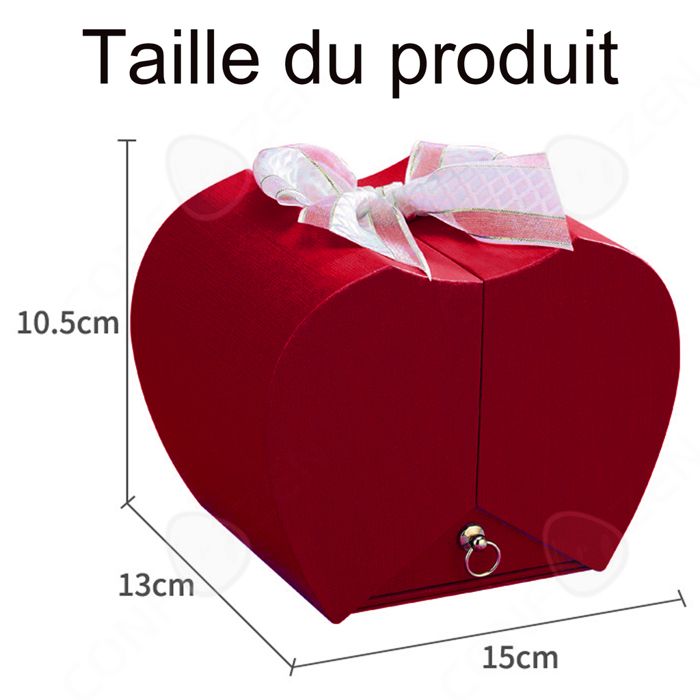 Coffret cadeau en forme de pomme rouge fête des mères cadeaux créatifs ...