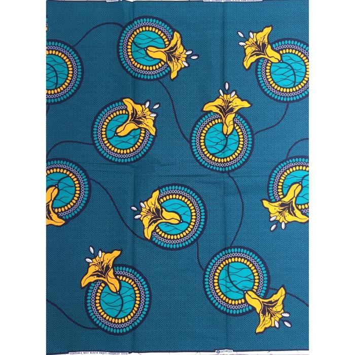 Wax pagne tissu africain collection HITARGET 6Yards super cire imprimé ...