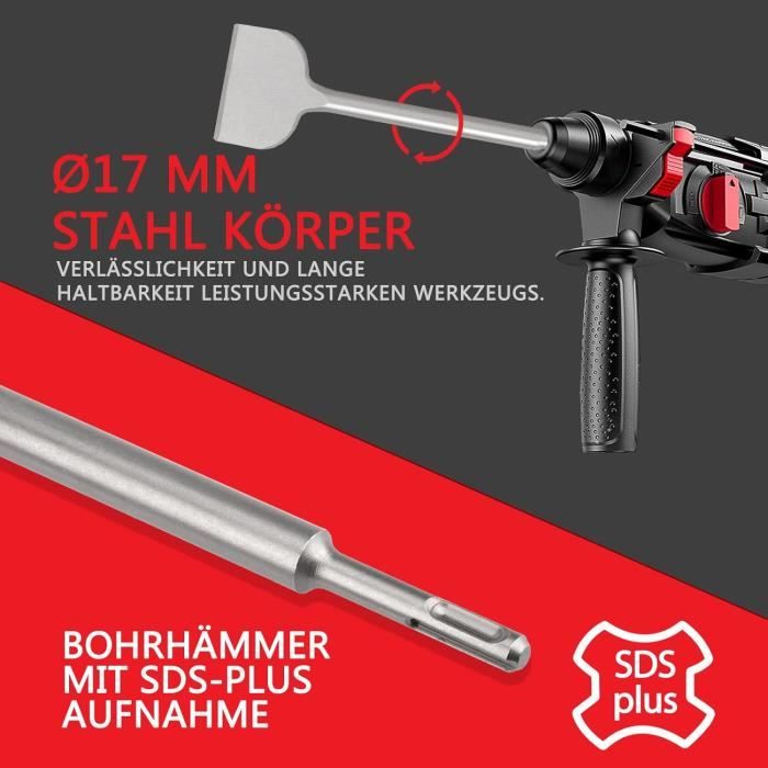 Burin À Carrelage Sds Plus 250 Mm X 40 Mm Coudé Pour Enlever Le Plâtre ...