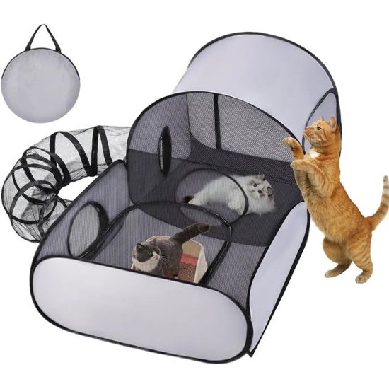 Parc d'Extérieur pour Chats | Enclos Pliable Pour Chien Et Chat,Tente ...
