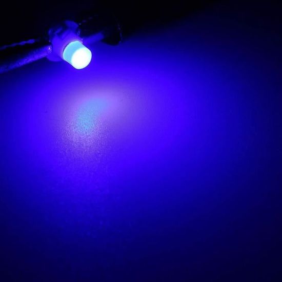 Bleu - T4.7 - 10 pièces - Ampoule LED à Cale Téclairé, Indicateur 12V ...