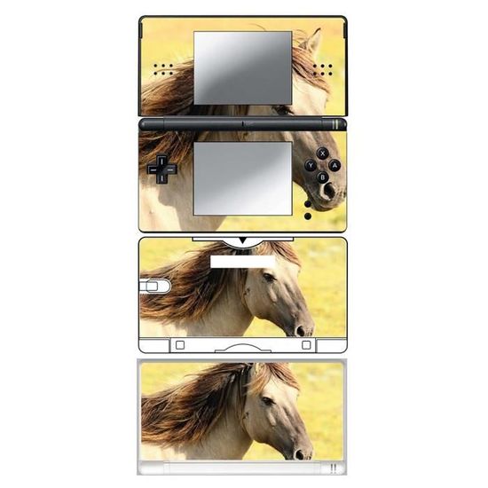 Skin Stickers pour nintendo DS lite (Sticker : Cheval et paturages ...