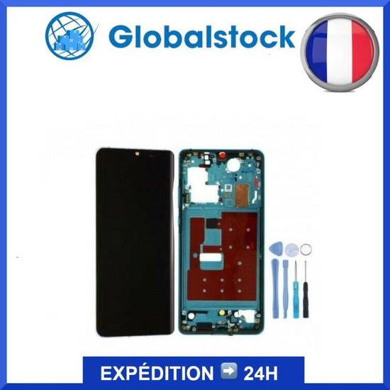 Ecran LCD + Vitre tactile sur châssis pour Huawei P30 Pro Bleu TFT+ ...