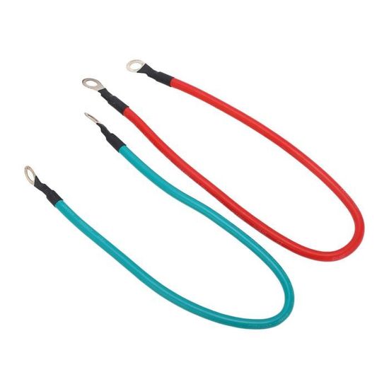Minifinker câble de borne de batterie 2 pièces câble de batterie cordon ...