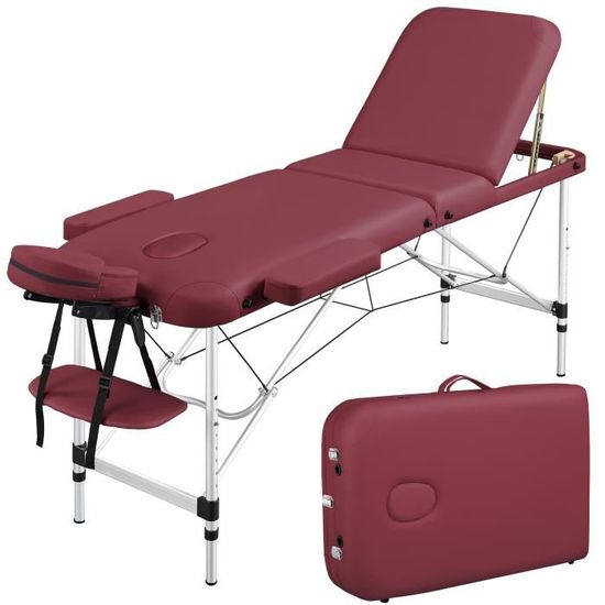 Table De Massage Pliante Professionnelle 3 Section Hauteur Réglable