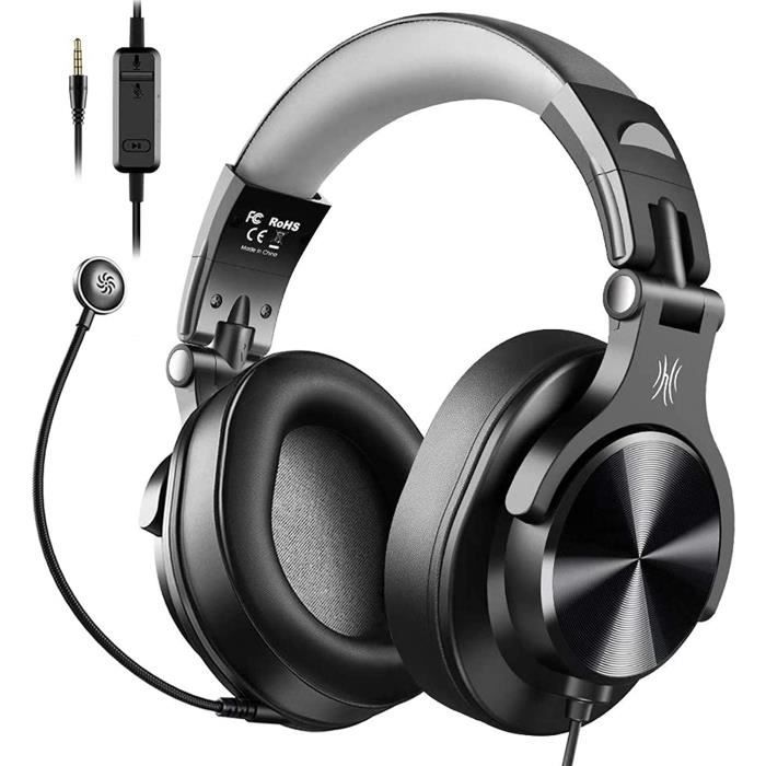 A71D Casque Audio Filaire Casque PC avec Micro Antibruit pour Réunion ...