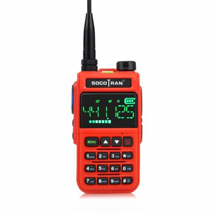 Valeur Rouge Radio bidirectionnelle Amateur 108-660MHz, Scanner de ...