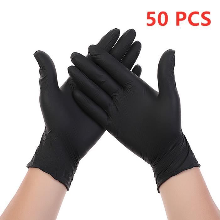 Gant ménage-vaisselle,NitCarter-Gants de poulet en latex et vinyle ...
