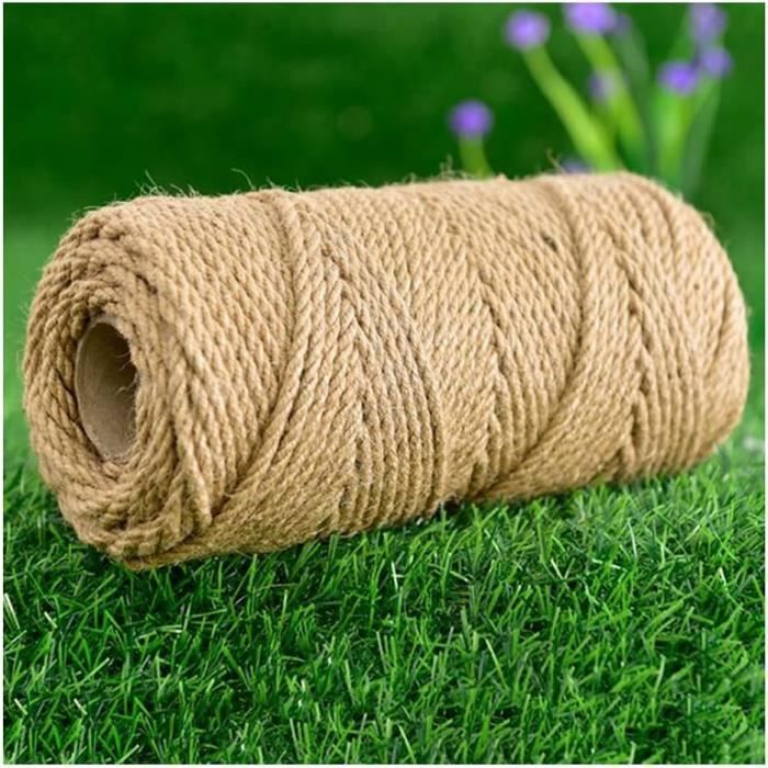 Corde En Chanvre Corde Naturelle 4-5-6-8-10Mm D'Épaisseur Corde Solide ...