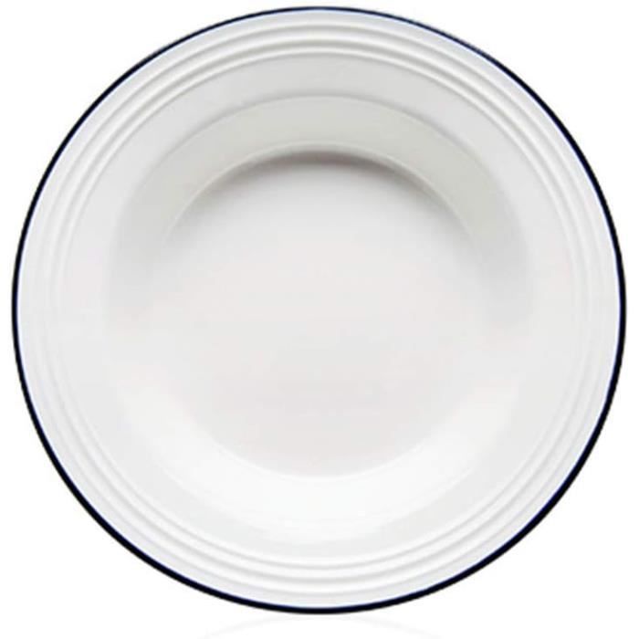 Assiette En Céramique Assiette À Soupe Ronde Assiette Creuse Vaisselle ...