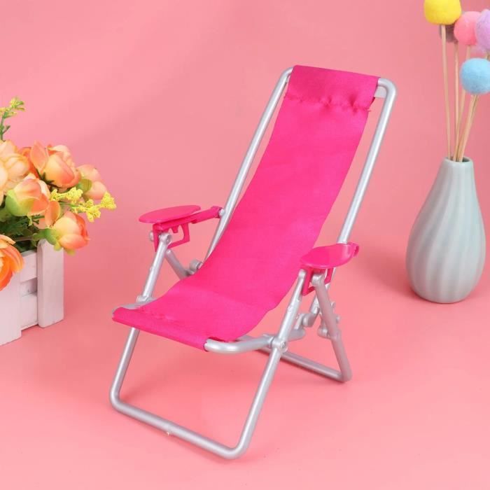 Chaise de plage pliante réglable pour la maison,mini chaise longue,gril ...
