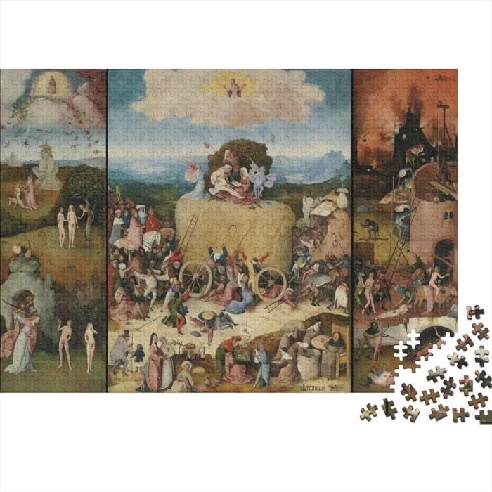Hieronymus Bosch Puzzle 1000 Pièce Classique, Peinture À L'Huile Puzzle, Musée Puzzle, Casse ...