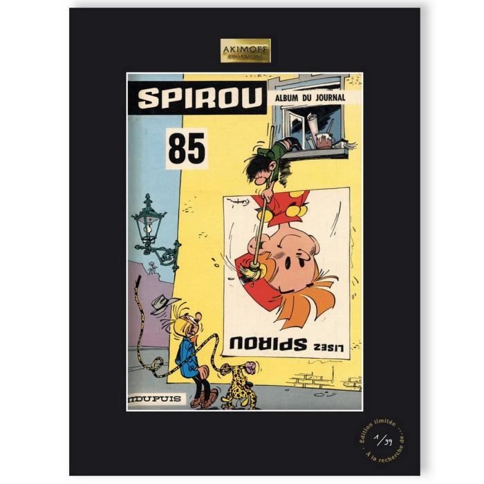 Posters et affiches - Poster collection Akimoff Spirou & Fantasio, L'affiche 1962 (30x40cm ...