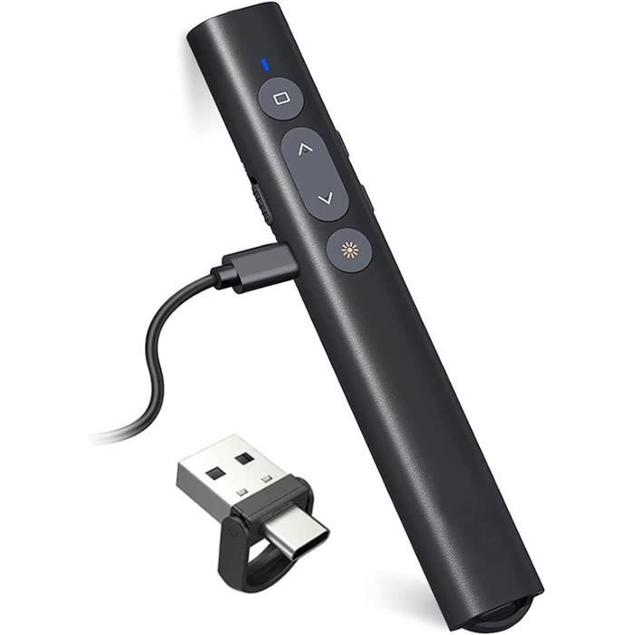 LIWI-USB-Type-C 2 en 1 Telecommande Powerpoint Rechargeable Pointeur ... LIWI-USB-Type-C 2 en 1 Telecommande Powerpoint Rechargeable Pointeur ...