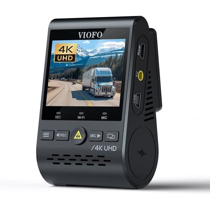 A129 Pro 4K Dashcam Caméra Embarquée Ultra HD 4K Caméra Voiture 2.0 ...