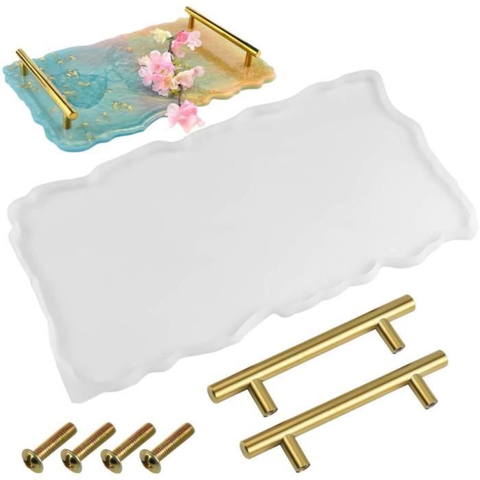 Moule resine epoxy,Moule Plateau en Résine Silicone Moules de Plateau ...