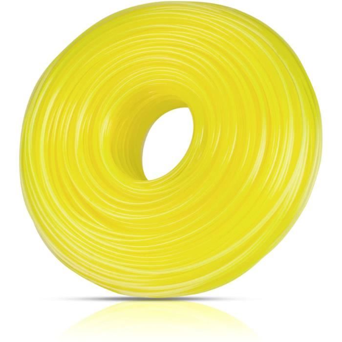 Fil Coupe Bordure, 2,0mm Fil Nylon Rond pour Coupe, Fil de Coupe de ...