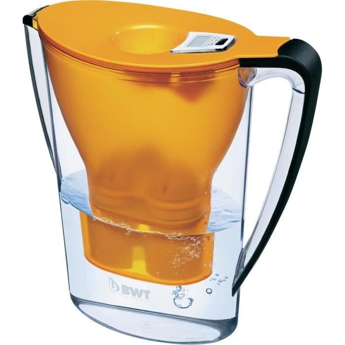 Carafe d'eau filtrante BWT pingouin 2.7 L orange - Cdiscount Electroménager