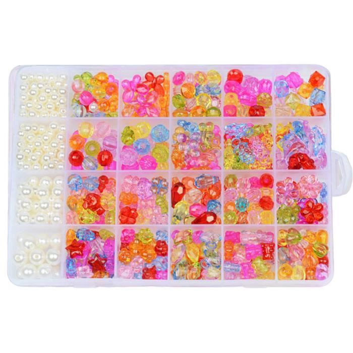 DAMILY® 24 Grille Perle enfant Boite a bijou(700 pièces) - Cdiscount ...