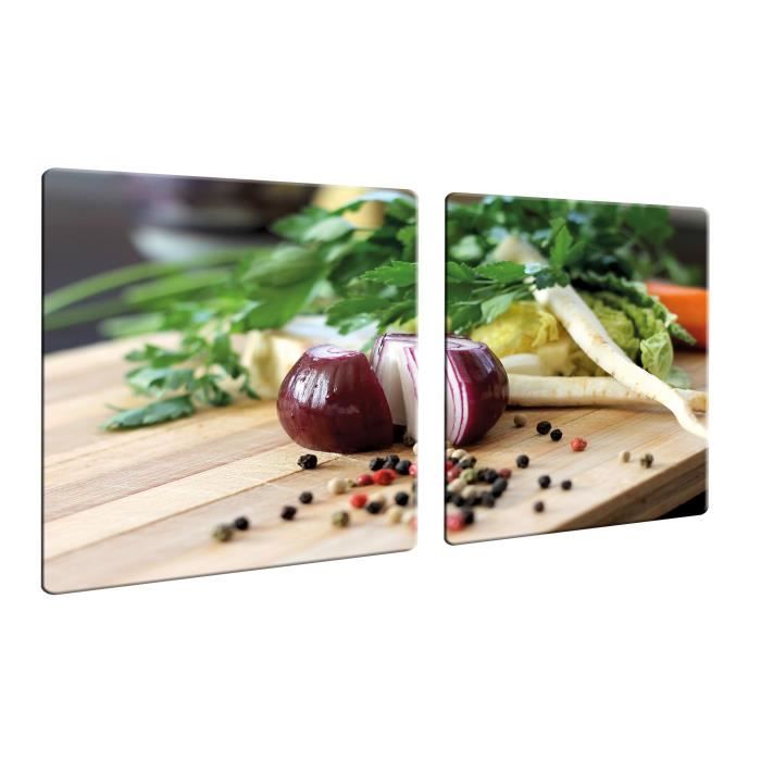 Protege Plaque Induction 2 x 40 x 52 cm- En Verre, Protection Plaque ...