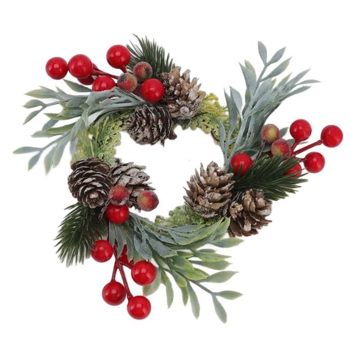 Couronne de baies de pomme de pin Guirlande de baies de cône de pin ...