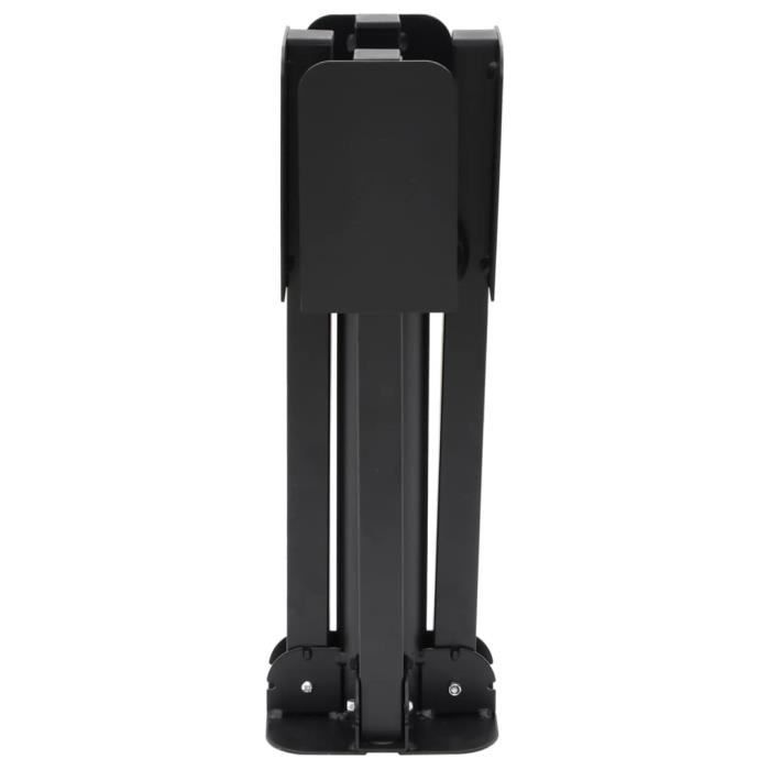POU Base de parasol pliable pour mât Ø38/48 mm noir brillant acier ...