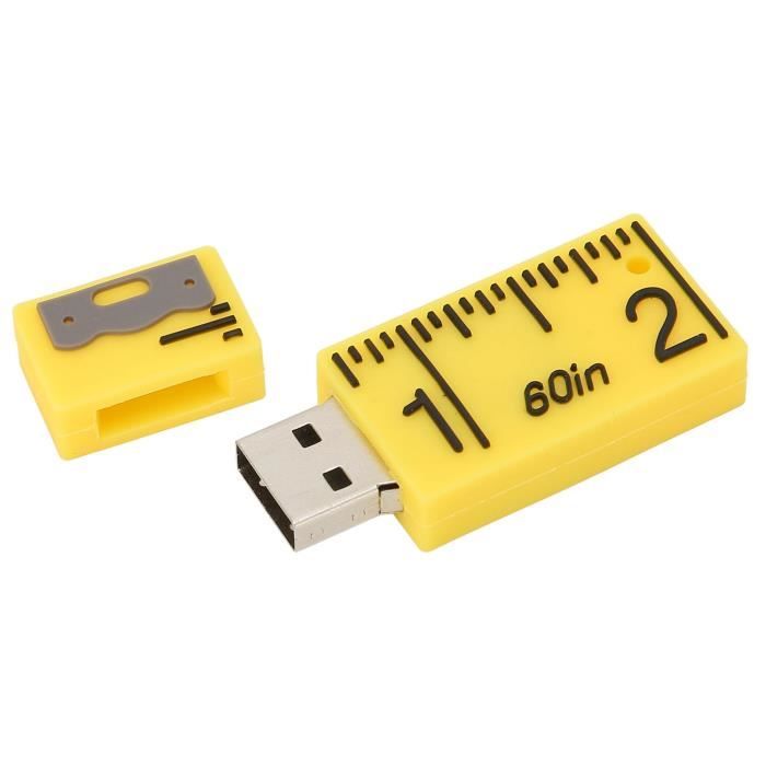 Fdit Disque U U Disk Yellow Cartoon 3D Ruler Modèle USB pour Windows 7 ...