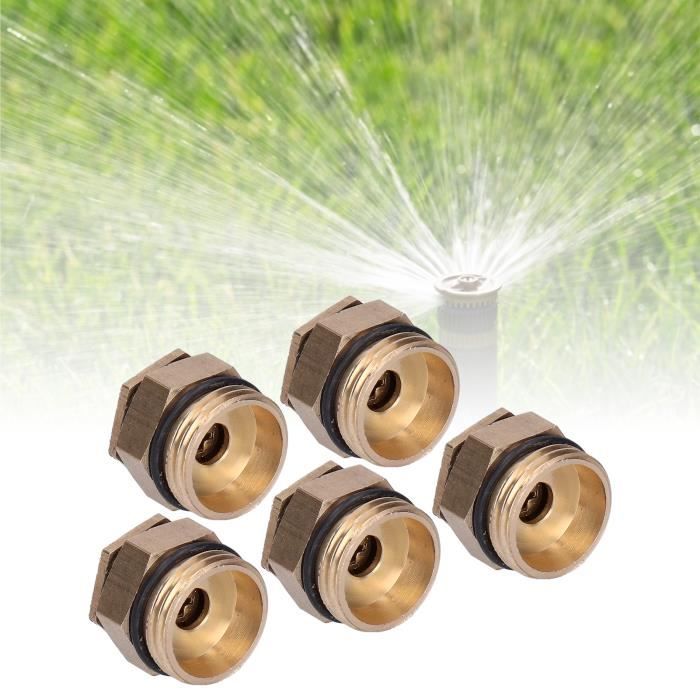 FYDUN Tête de pulvérisation d'eau Buse de Pulvérisation 5 Pièces, Buse de Jardin en Laiton, Buse ...