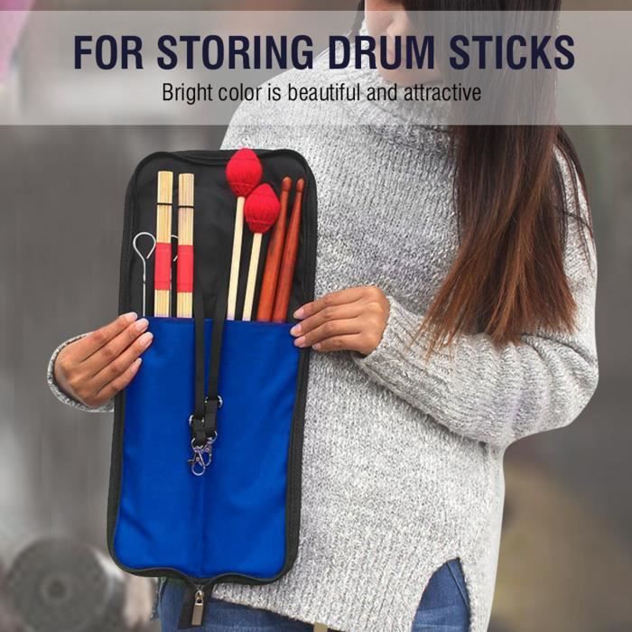 GOTOTOP étui de bâton de tambour IRIN Drum Stick Storage Hanging Bag ...
