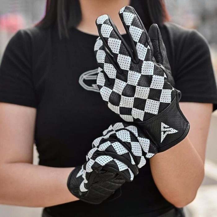 Gants de moto respirants,protection complète des doigts,écran tactile ...