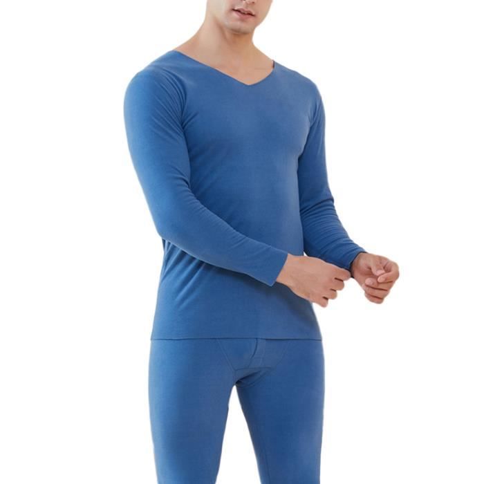 Ensemble Lingerie Thermiques Homme Chaud et Respirant Fonctionnel sous-Vêtements Chaud pour ...