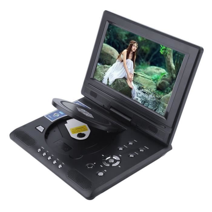 9'' TFT LCD Écran Mobile Lecteur DVD Numérique Lecteur multimédia ...