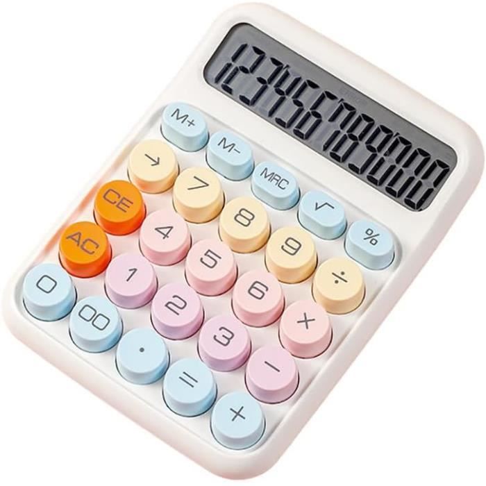 Calculatrice De Bureau Calculatrice De Bonbons Colorée Avec Écran Lcd À ...