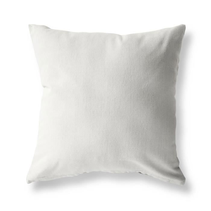 Coussin - TODAY - Arthur - 60 x 60 cm - Déhoussable - Blanc - Design ...
