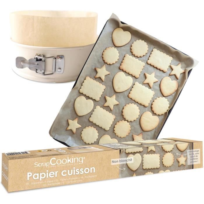 Scrapcooking - Papier Cuisson Pâtisserie - Rouleau 10 M - Non Blanchi ...