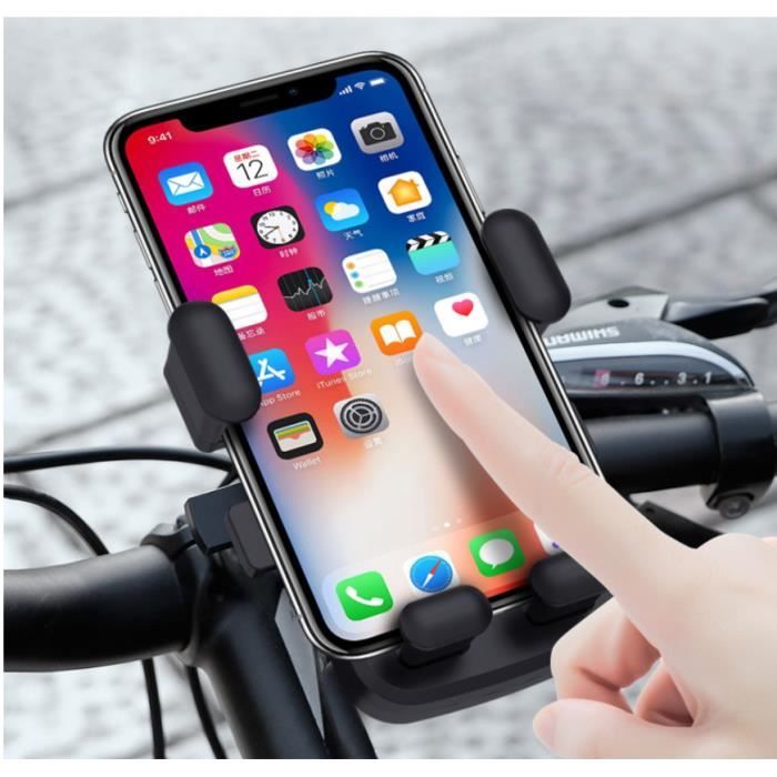 Support Telephone Velo avec Pince Robuste, Support Téléphone Moto ...