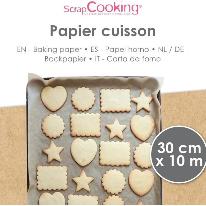Scrapcooking - Papier Cuisson Pâtisserie - Rouleau 10 M - Non Blanchi ...