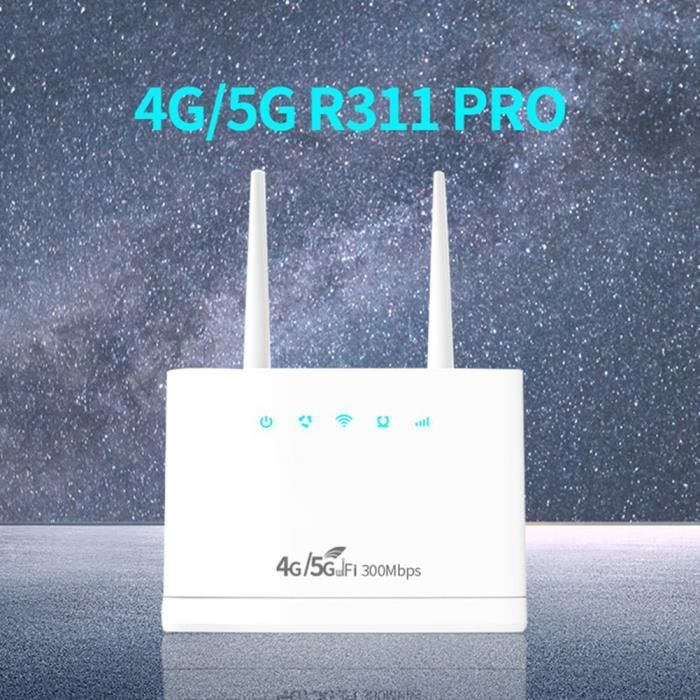 R311 PRO Routeur 4G-5G Wifi 300Mbps Routeur avec Fente pour Carte SIM Prise UE - Cdiscount ...