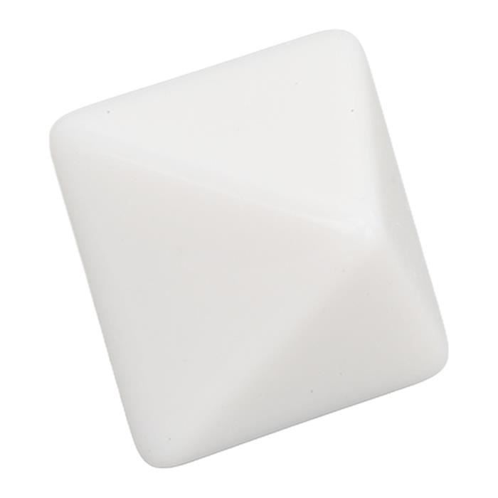 Mothinessto D8 Il dit 20 pièces dés à 8 faces en plastique blanc ...