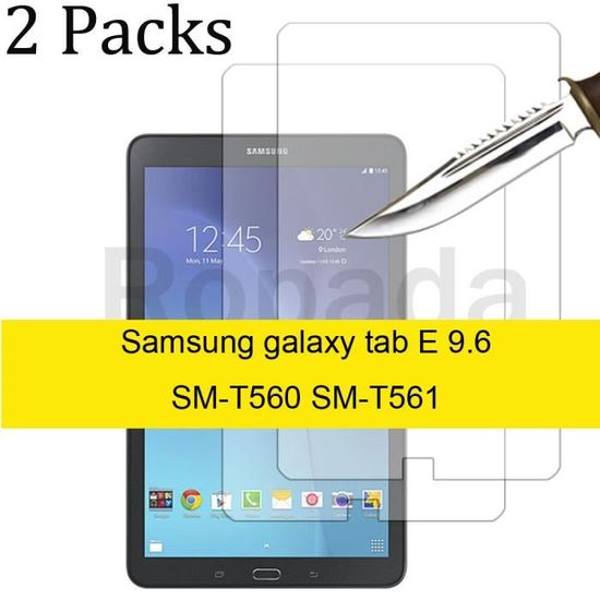 SM-T560 T561 2 pièces - 2 pièces pour Samsung E 9.6 Guatemala verre ...