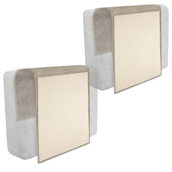 Navaris Tapis griffoir pour chats - Protection canapé meuble sol mur ...